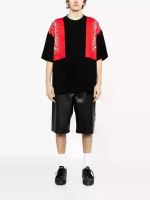 MASTERMIND WORLD Bandana-print T-shirt - Black