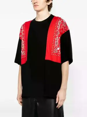 MASTERMIND WORLD Bandana-print T-shirt - Black