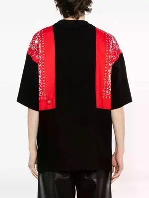 MASTERMIND WORLD Bandana-print T-shirt - Black