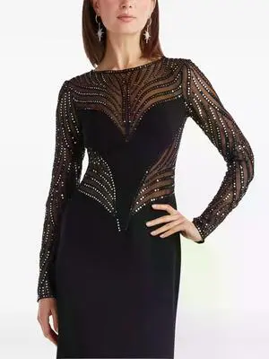 Tadashi Shoji Sequin-embellished Maxi Dress - Black