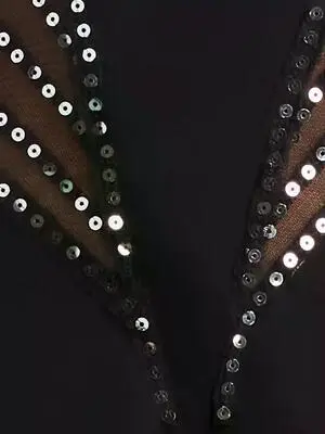 Tadashi Shoji Sequin-embellished Maxi Dress - Black