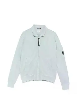 C.P. COMPANY Diagonal Fleece Sweatshirt - Blue