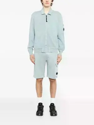 C.P. COMPANY Diagonal Fleece Sweatshirt - Blue