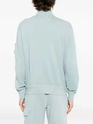 C.P. COMPANY Diagonal Fleece Sweatshirt - Blue