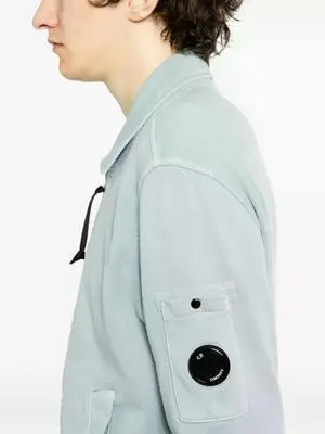 C.P. COMPANY Diagonal Fleece Sweatshirt - Blue