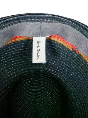 Paul Smith Striped Trim Hat - Blue
