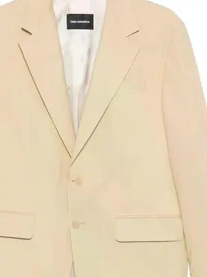 Karl Lagerfeld Easy Long-sleeves Blazer - Neutrals