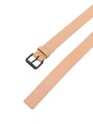 Sofie D'hoore Leather Buckle Belt - Neutrals