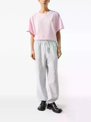 American Vintage Drawstring Patch-pocket Track Pants - Grey