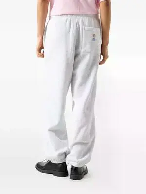 American Vintage Drawstring Patch-pocket Track Pants - Grey