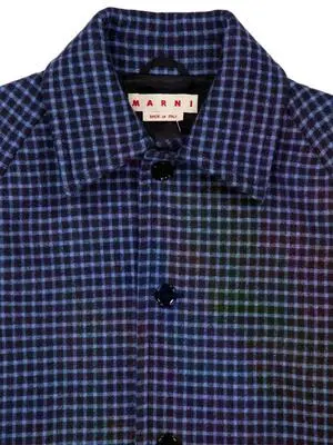 Marni Buttoned Checked Jacket