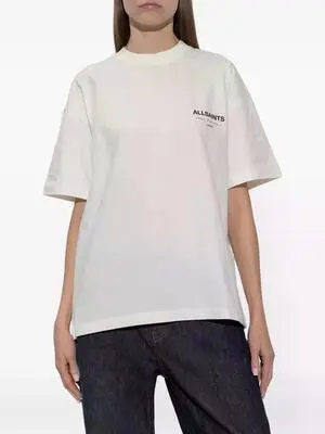 ALLSAINTS Logo Graphic Crew Neck Short Sleeve T-shirt - Neutrals