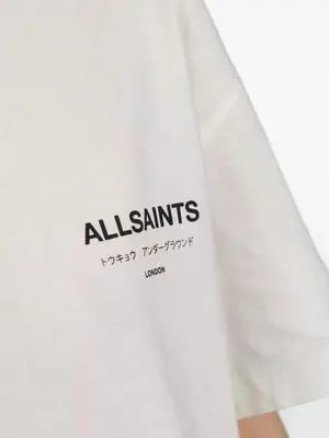 ALLSAINTS Logo Graphic Crew Neck Short Sleeve T-shirt - Neutrals