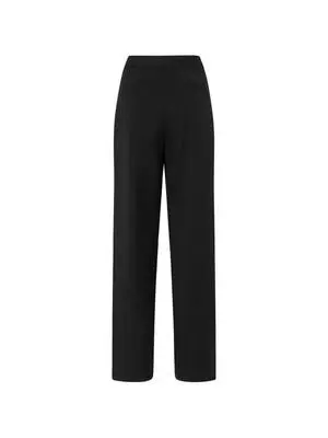Elisabetta Franchi Pleated Trousers - Black