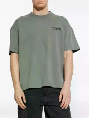 ALLSAINTS Xander Flocked-logo T-shirt