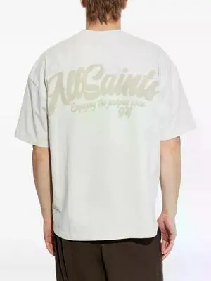 ALLSAINTS Odyssey Printed-logo T-shirt - Neutrals