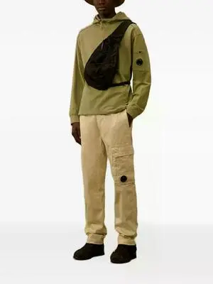 C.P. COMPANY Cotton Half-zip Hoodie - Green