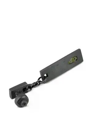 PARTS OF FOUR Plate Dangle Earring - Black