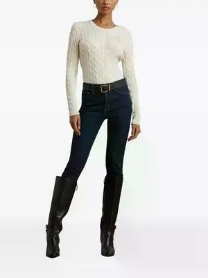 Ralph Lauren Cable-knit Buttoned Sweater