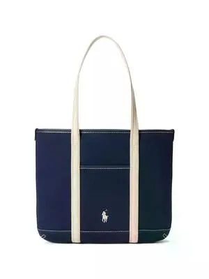 Polo Ralph Lauren Embroidered Logo Tote Bag - Blue