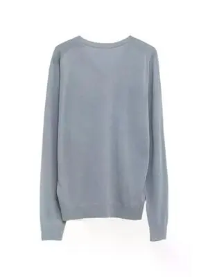 THE ROW V-neck Long Sleeve Sweater - Blue