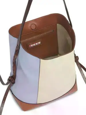 Marni Leather Pod 2.0 Small Tote Bag - Neutrals