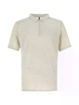 Veilance Heather Polo Shirt - Neutrals