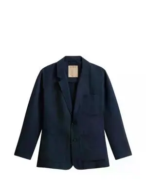 Woolrich Button Patch-pocket Blazer - Blue