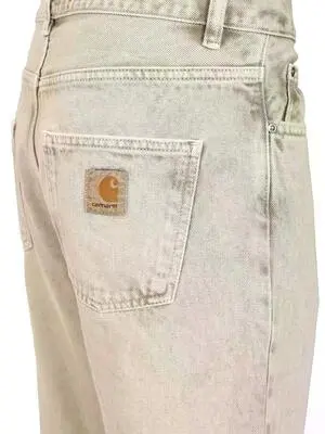 Carhartt Work In Progress Newel Jeans With Logo Patch