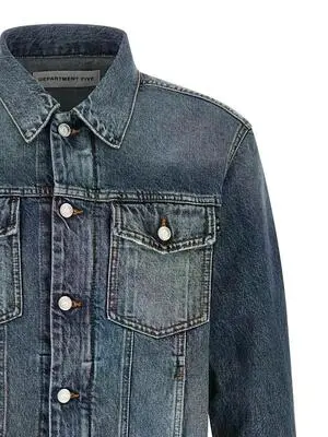 DEPARTMENT 5 Stone Washed Contrast Stitching Jacket