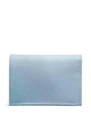 Prada Small Saffiano Leather Wallet - Blue