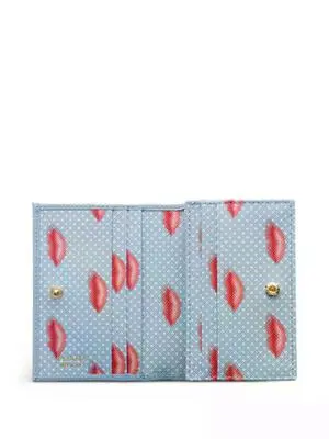 Prada Small Saffiano Leather Wallet - Blue