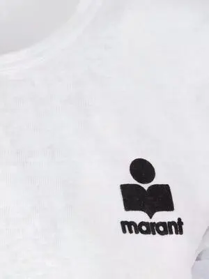 MARANT ETOILE Koldia Logo T-shirt - White