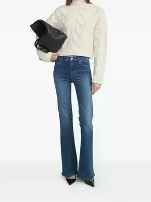 FRAME The Icon Flared Jeans - Blue