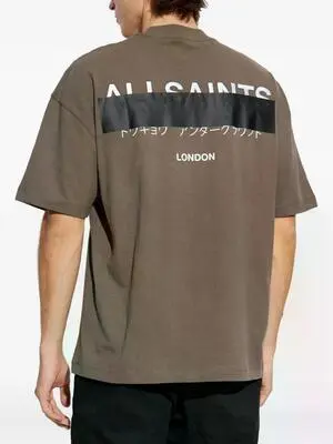 ALLSAINTS Logo-print T-shirt - Brown