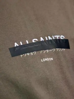 ALLSAINTS Logo-print T-shirt - Brown
