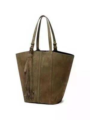 GOLDEN GOOSE Fringe Shoulder Bag - Brown