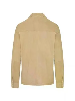 BARBA NAPOLI Button Suede Jacket