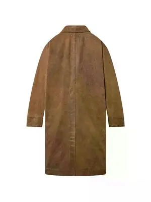 GOLDEN GOOSE Patch-pocket Trench Coat - Brown