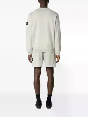 Stone Island Malfilé Fleece Sweatshirt - Grey