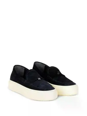 Hogan Penny Loafer Sandals - Blue
