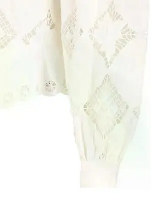 Isabel Marant Étoile Nina Ruffled V-neck Blouse - Neutrals