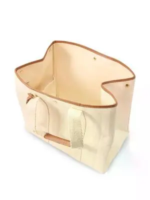 Rue De Verneuil Herringbone Top Handle Tote Bag