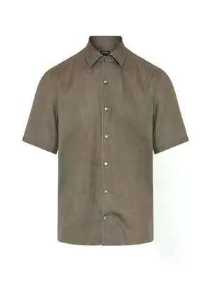 Zegna Button-up Shirt - Brown