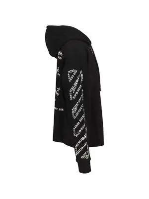 Off-White Logo-print Hoodie - Black