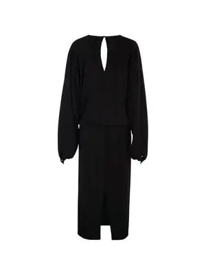 Max Mara Mseaccento V-neck Midi Dress