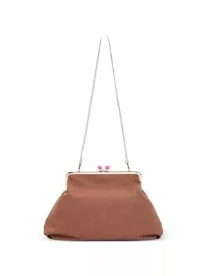 TWINSET Maxi Canvas Clutch Bag