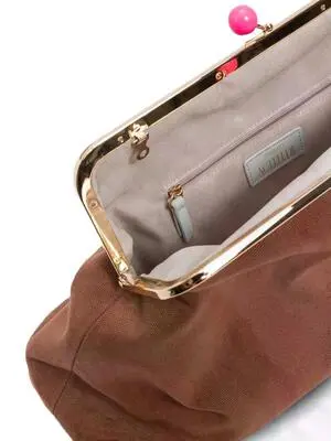 TWINSET Maxi Canvas Clutch Bag