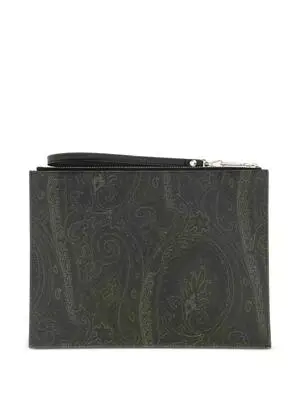Etro Paisley-print Clutch - Grey