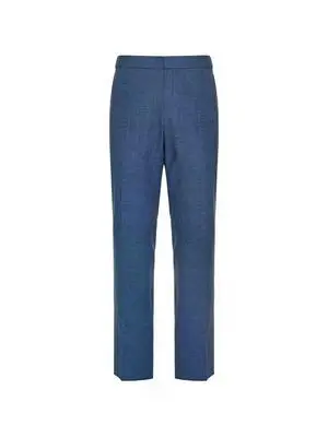 Zegna Buttoned Trousers - Blue